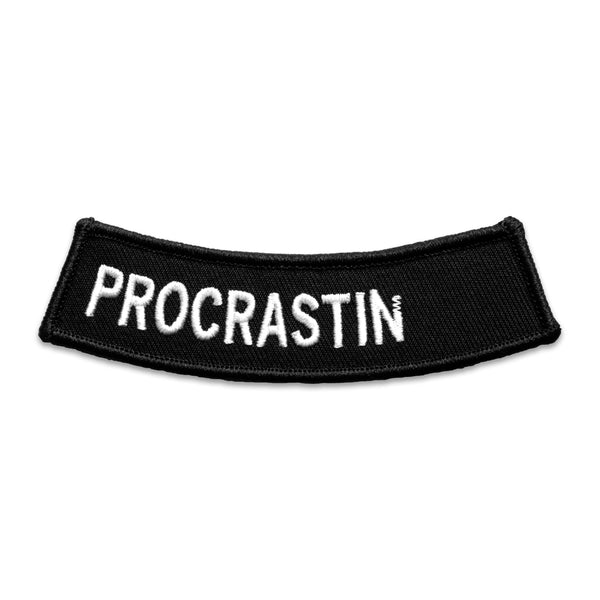 Procrastinator Patch – Timeless Thrills®